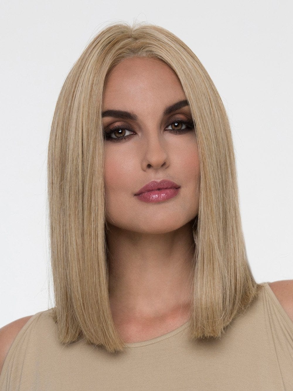 Chelsea | Human Hair/ Synthetic Blend Wig (Mono Top) – WigsByDana.com